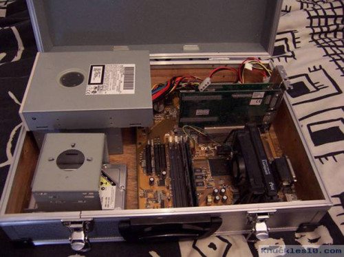 Building a on-site test PC: In a Briefcase! - Technibble