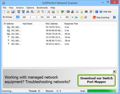 SoftPerfect Network Scanner - Multi-threaded IP, NetBIOS and SNMP Network Scanner - Technibble