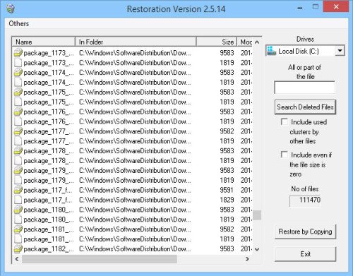 Restoration - Recover Files That Were Permanently Deleted - Technibble
