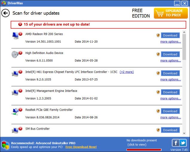 Drivermax - Managed All Installed Drivers - Technibble