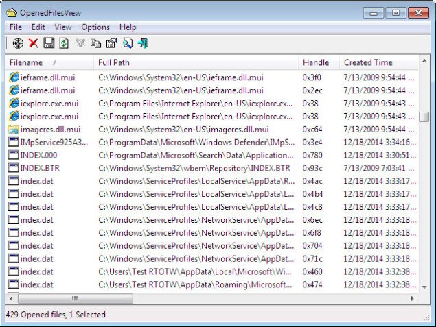OpenedFilesView - Delete Files Currently in Use - Technibble