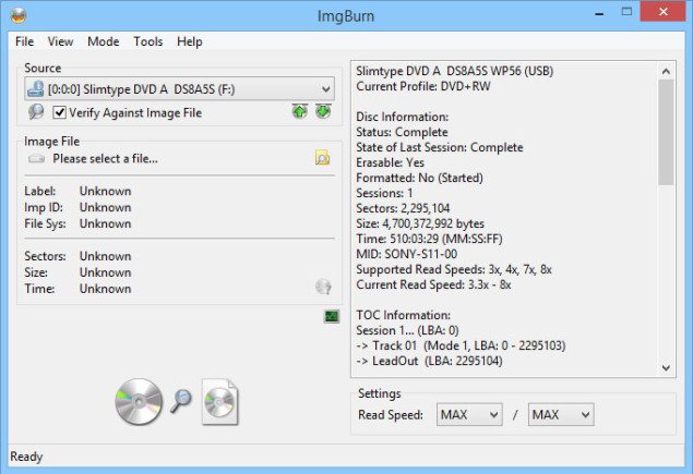 ImgBurn - Very Handy CD/DVD Burning Tool - Technibble