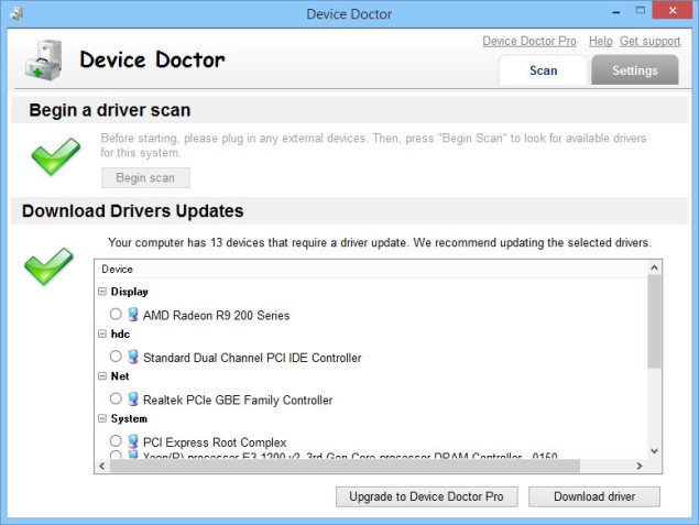 DeviceDoctor Portable - Check Hardware for Driver Updates - Technibble