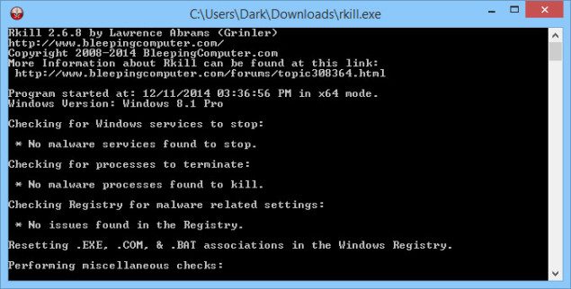 Rkill - Terminate Active Malware Processes - Technibble