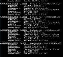 Analyze DLL Files with ListDLLs