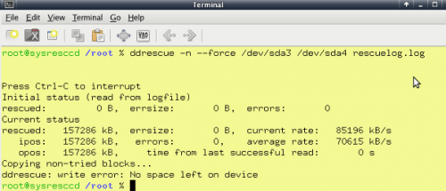 Ddrescue - Data Recovery Tool