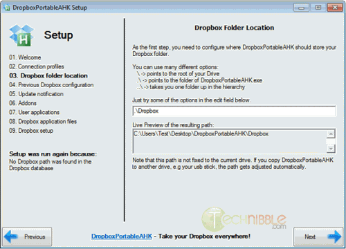 Dropbox Portable - Run Dropbox form a USB Drive