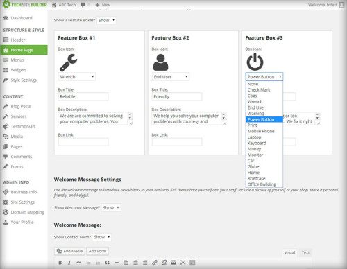 Tech Site Builder Review - Computer Business Website Builder - Technibble